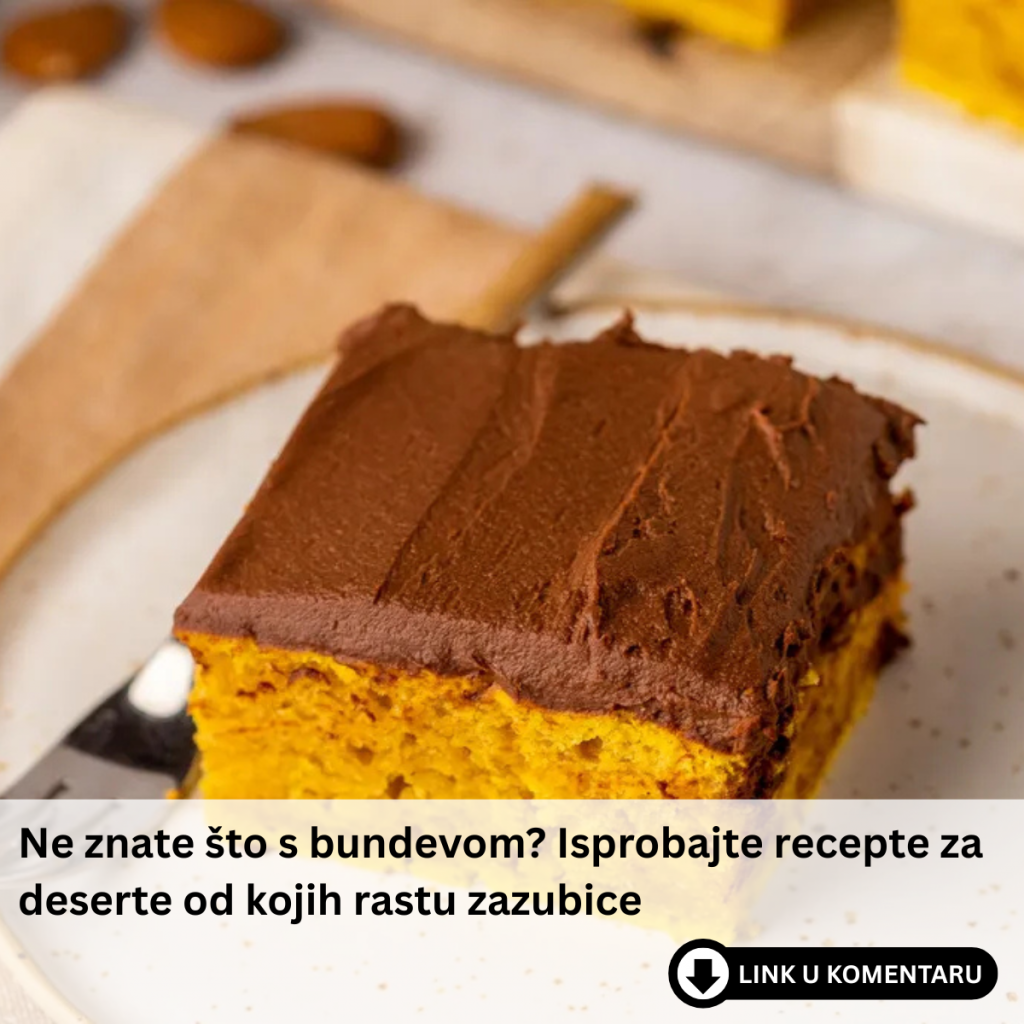 Ne znate što s bundevom? Isprobajte recepte za deserte od kojih rastu ...